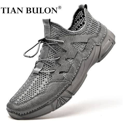 여름 메쉬 남성 캐주얼 통기성 운동화 편안한 레저 신발 고품질 트레이너 핫 세일 Aliexpress