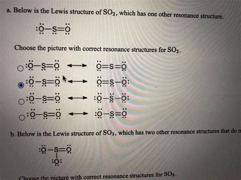 So2 Lewis Structure Resonance