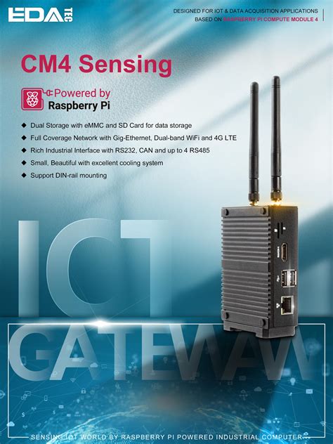 「树莓派」「上海晶珩」「edatec」 Cm4 Sensing 工业计算机，专注物联网和数据采集！ 知乎