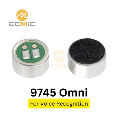 97mm Omnidirectional Microphone Element For Voice Recognition Ecmic
