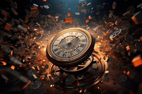 Premium Photo Abstract Representation Of A Stopwatch Generative Ai