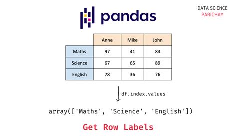 Get Row Labels Of A Pandas Dataframe Data Science Parichay