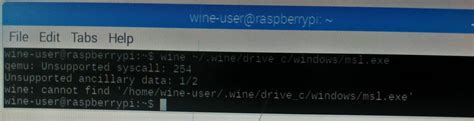 Raspbian Wine Cannot Find L C Windows System Msl Exe Raspberry Pi Stack Exchange