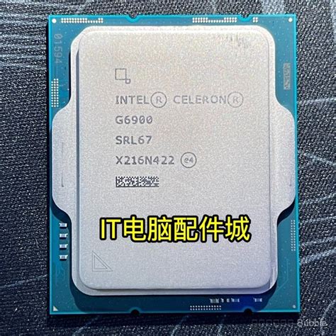 Inter Intel รุ่นที่12 Pentium Celeron G6900แผ่นหลวม G7400 Cpu เข้ากันได้กับ H610ชุดจอแสดงผล