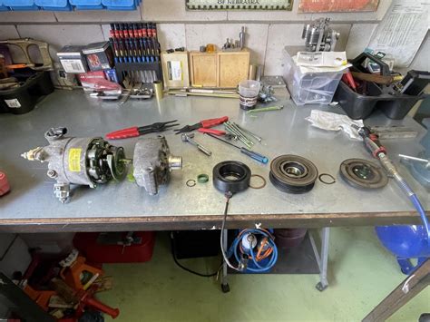 Pics The Anatomy Of A Car AC Compressor Team BHP