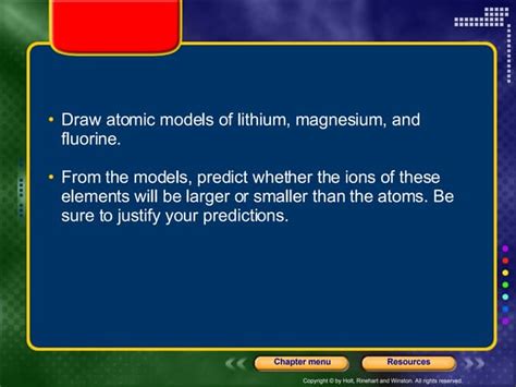 Trends In The Periodic Table Ppt
