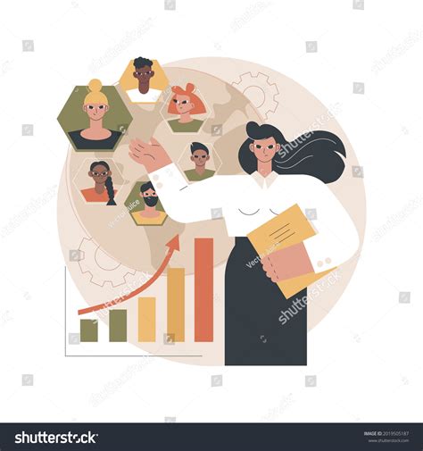 Population Growth Abstract Concept Vector Illustration Stock Vector
