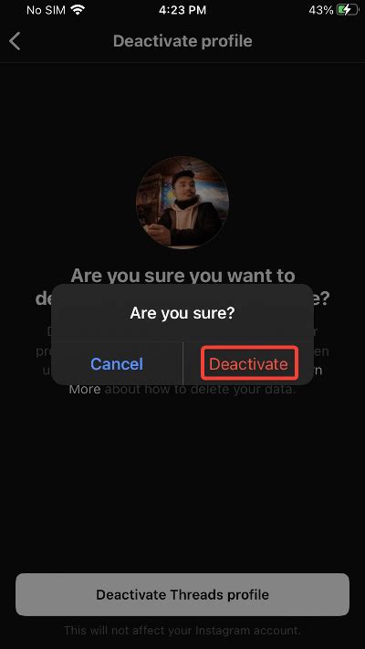 How To Delete Or Deactivate Your Threads Account Mrnoob