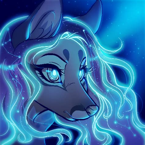 Celestial Portrait Done By Me Riverofstars Furry