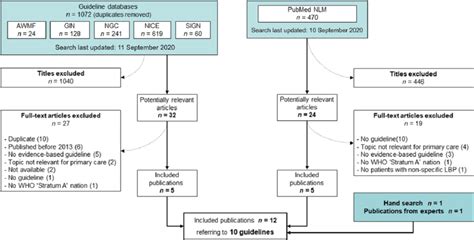 Flow Chart Of Guideline Selection Process Download Scientific Diagram