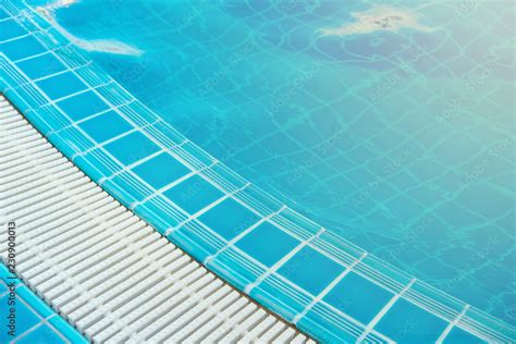 Overflow Grating Of Swimming Water Pool Stock Photo Adobe Stock