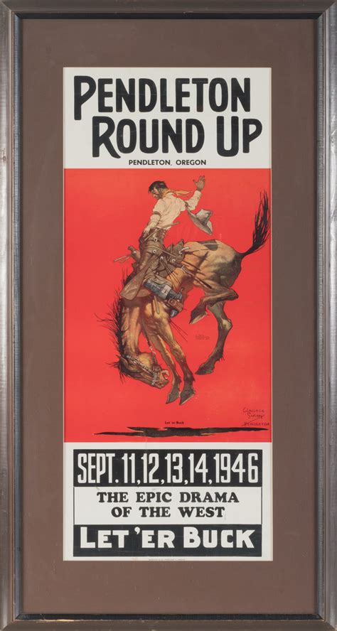 Lot Detail Pendleton Round Up Poster