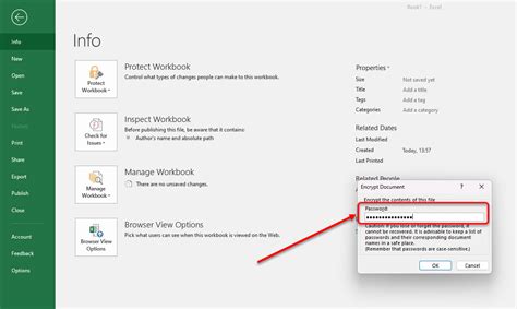 How To Encrypt An Excel File