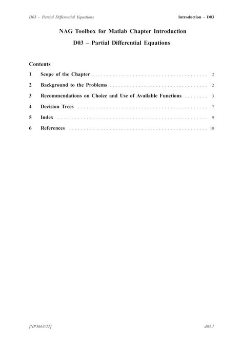 PDF NAG Toolbox for Matlab Chapter Introduction D Partial PDF fileThe deﬁnition of a
