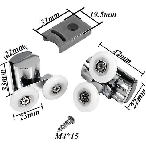 Shower Door Casters 23 Mm Shower Door Wheels Up Or Down Castor Sliding Door Shower For Cabin