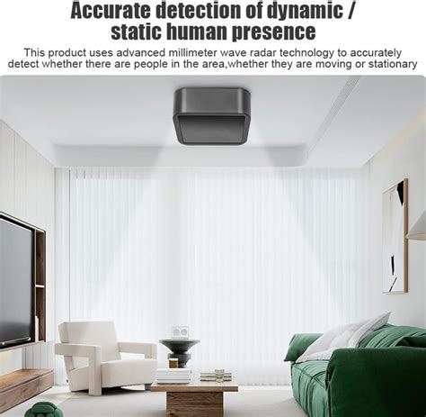Buy Zigbee Human Presence Sensor Mmwave Radar High Precision Sensing Human Body Exists Sensor