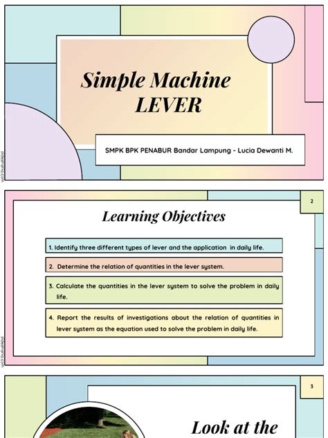 Simple Machine Lever Pdf