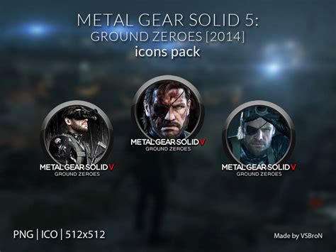 Metal Gear Solid 5 Ground Zeroes 2014 Icons By VSBroN On DeviantArt