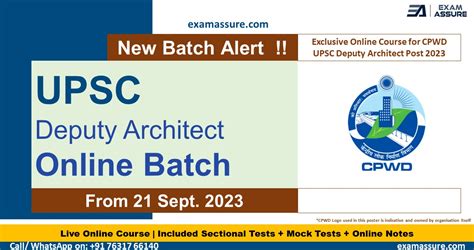 Upsc Cpwd Deputy Architect 2023 Coaching Deputy Architect Exam 2023 Preparation Classes Upsc Cpwd Deputy Architect 2023 Coaching Deputy Architect Exam 2023 Preparation Classes