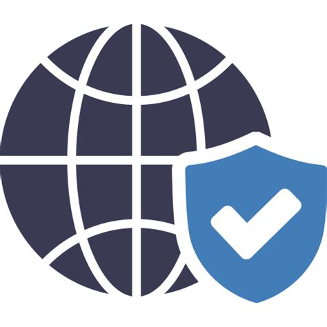 Network Security Checkmark Globe Cyber Security Internet Network