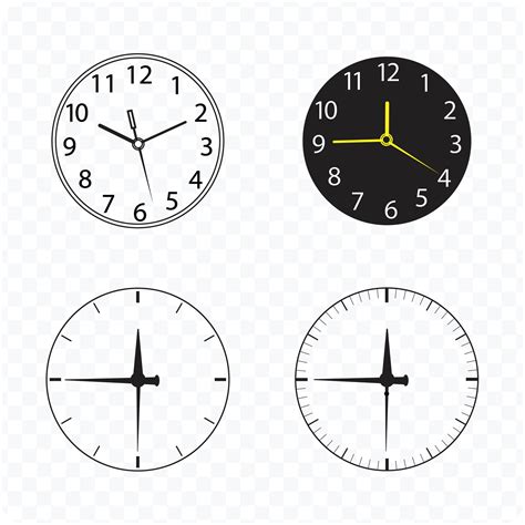 Best Clock Vector Line Art Vector Art At Vecteezy