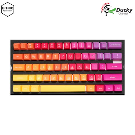 Ducky Afterglow Sa Profile Abs Double Shot Keycaps Set Lazada