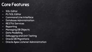 Useful Features Of Oracle Sql Developer Ppt