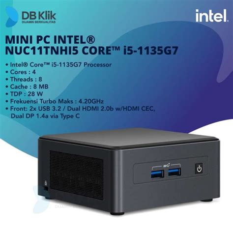 Jual Mini PC Intel NUC TNHI Core I G NUC INTEL NUC TNHI Di Seller DBklik SURABAYA