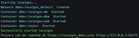 localgov drupal how to install locally using ddev