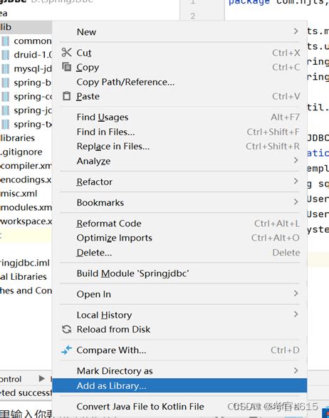 Springjdbc的配置与使用详细步骤（连接数据库）简述springjdbc的配置过程 Csdn博客