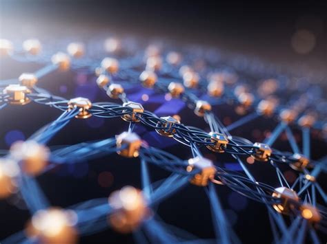 Premium Ai Image Blockchain Mesh Network Chaos Technology Wire Mesh