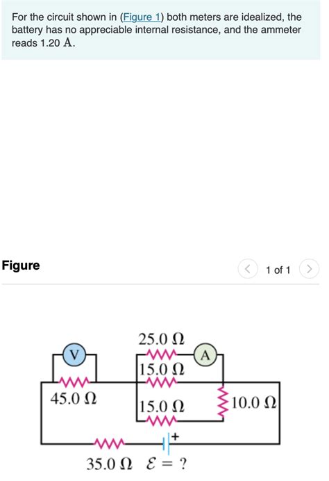 [solved] for the circuit shown in figure 1 both meter