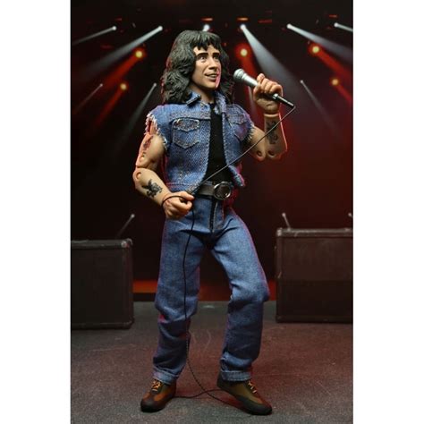 Neca Ac Dc Bon Scott Highway To Hell Clothed Action Figure