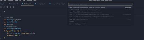 evcxr jupyter kernel can not work in vscode jupyter extension · issue