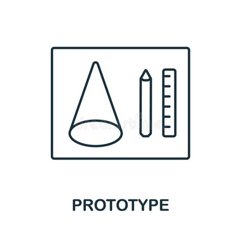 Prototyping Icon Simple Line Element Prototyping Symbol For Templates Web Design And