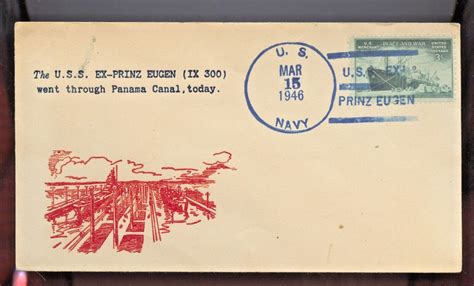 Uss Prinz Eugen Ix 300 Bikini Target Type Z Cancel 1946 4660440314