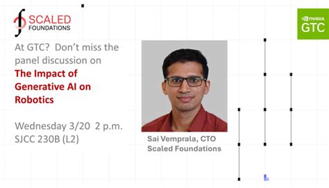 Scaled Foundations On Linkedin Gtc2024 Ai Robotics Generativeai