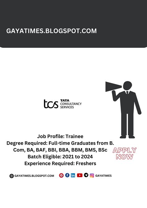 Tcs Bps Hiring For 2025 Year Of Passing Graduates Last Date To Apply 11th September 2024 By