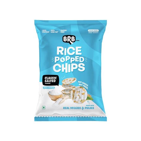 Brb Classic Salted Rice Popped Chips Price Buy Online At ₹40 In India