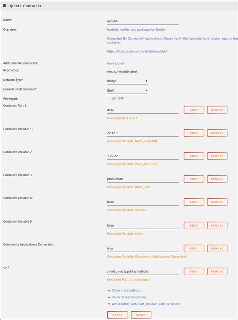 Help With Nodebb Docker Container For Unraid Programming Unraid