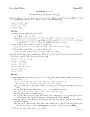 Spring Hw Solutions Pdf University Of Illinois Spring ECE Homework Due