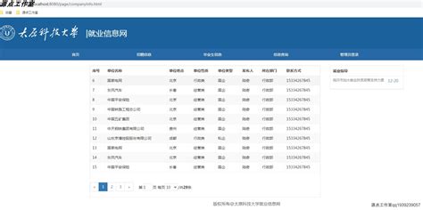 Javawebspringboot就业信息网招聘mysql源码 Csdn博客