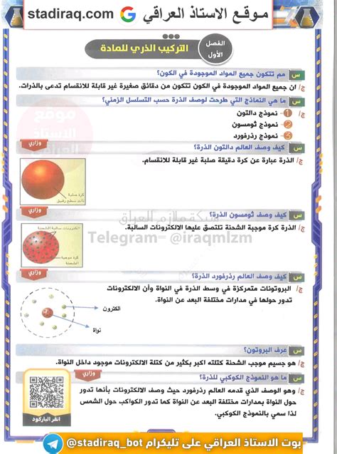 ملزمة كيمياء ثالث متوسط 2025 Pdf