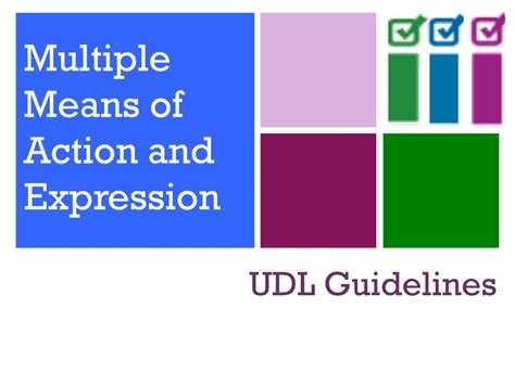 PPT UDL Guidelines PowerPoint Presentation Free Download ID 2045662