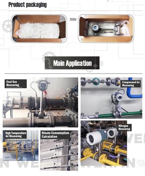MODBUS Digital Gas Flow Meter Precise Steam Measurement