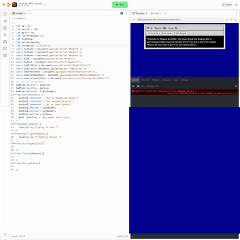 Typeerror Cannot Set Properties Of Null Setting Onclick