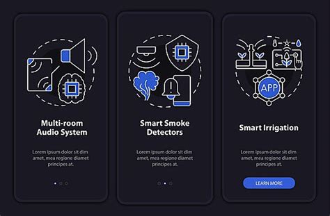 Examples Of Business Automation Night Mode Onboarding For Mobile App