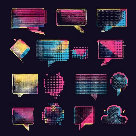 Premium Vector Speech Bubbles Vector