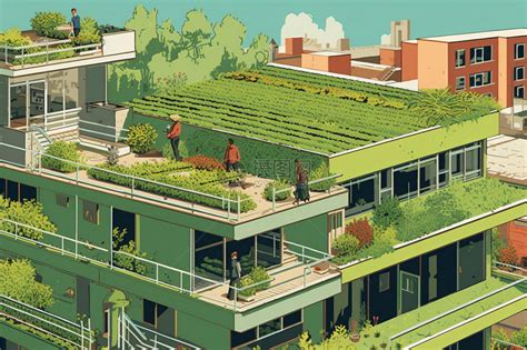 美丽的绿色屋顶插画图片下载 正版图片600491807 摄图网