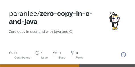 GitHub Paranlee Zero Copy In C And Java Zero Copy In Userland With